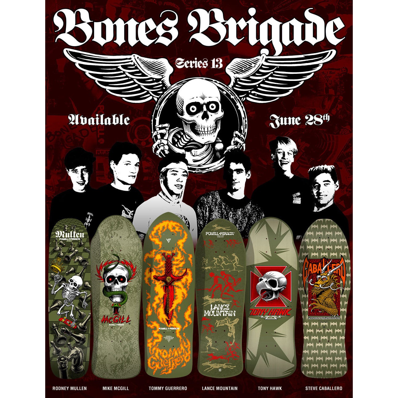 Tony Hawk Bones Brigade Deck